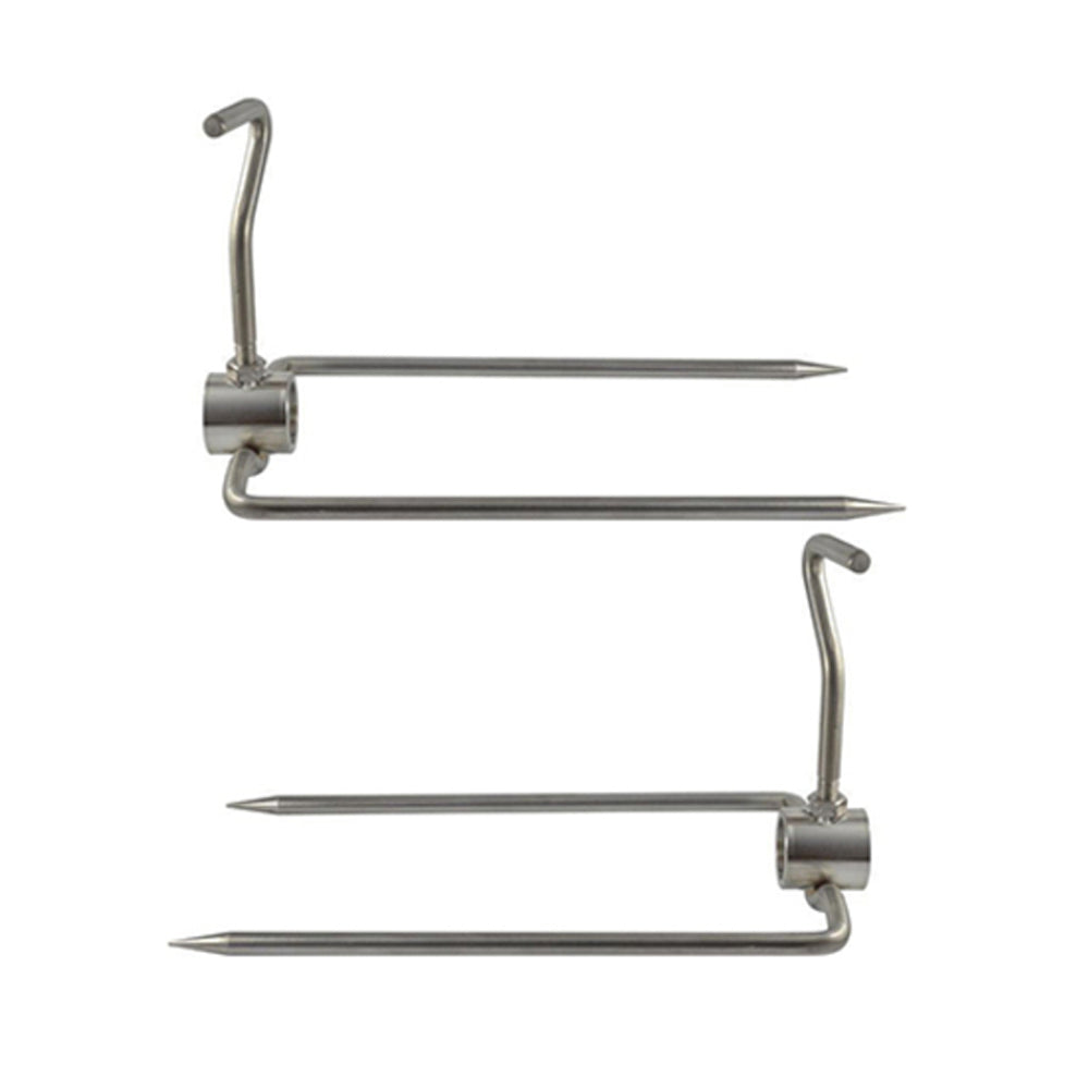 Souvla Large Prong Stainless Steel-22mm Rod-(x2) – Cyprus Time | Greek Time